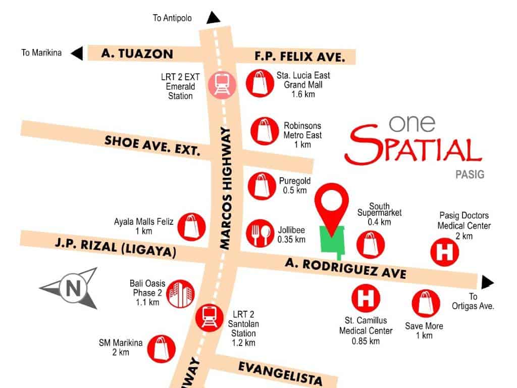 One Spatial by Filinvest Land - Dela Paz, Pasig | Lionunion