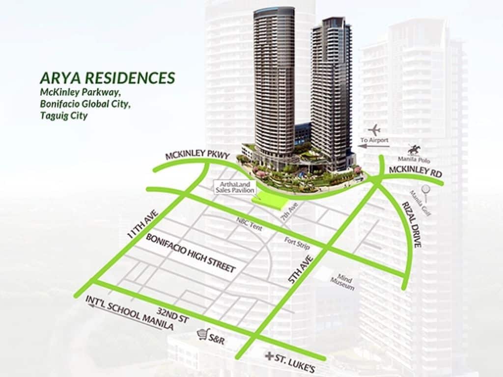 Arya Residences by Artha Land- Bonifacio Global City, Taguig | Lionunion